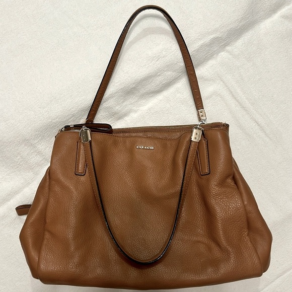 Coach | Bags | Coach Madison Leather Carryall Satchel Style Number ...